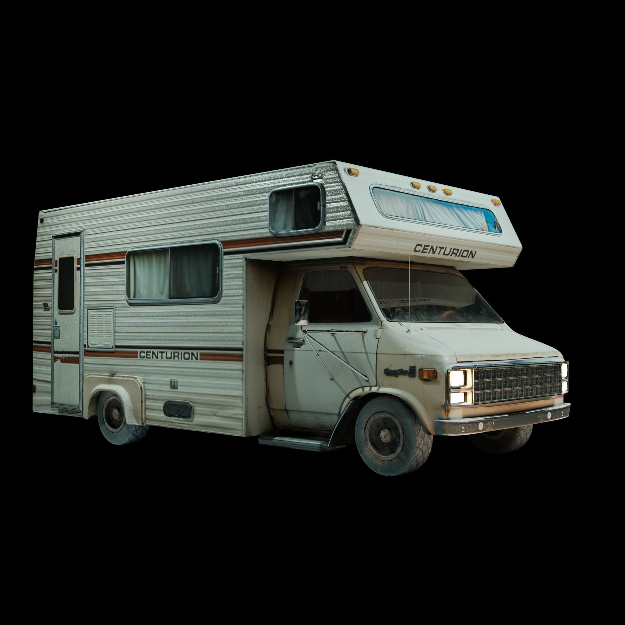Camper RV Motorhome 3D model rigged | CGTrader