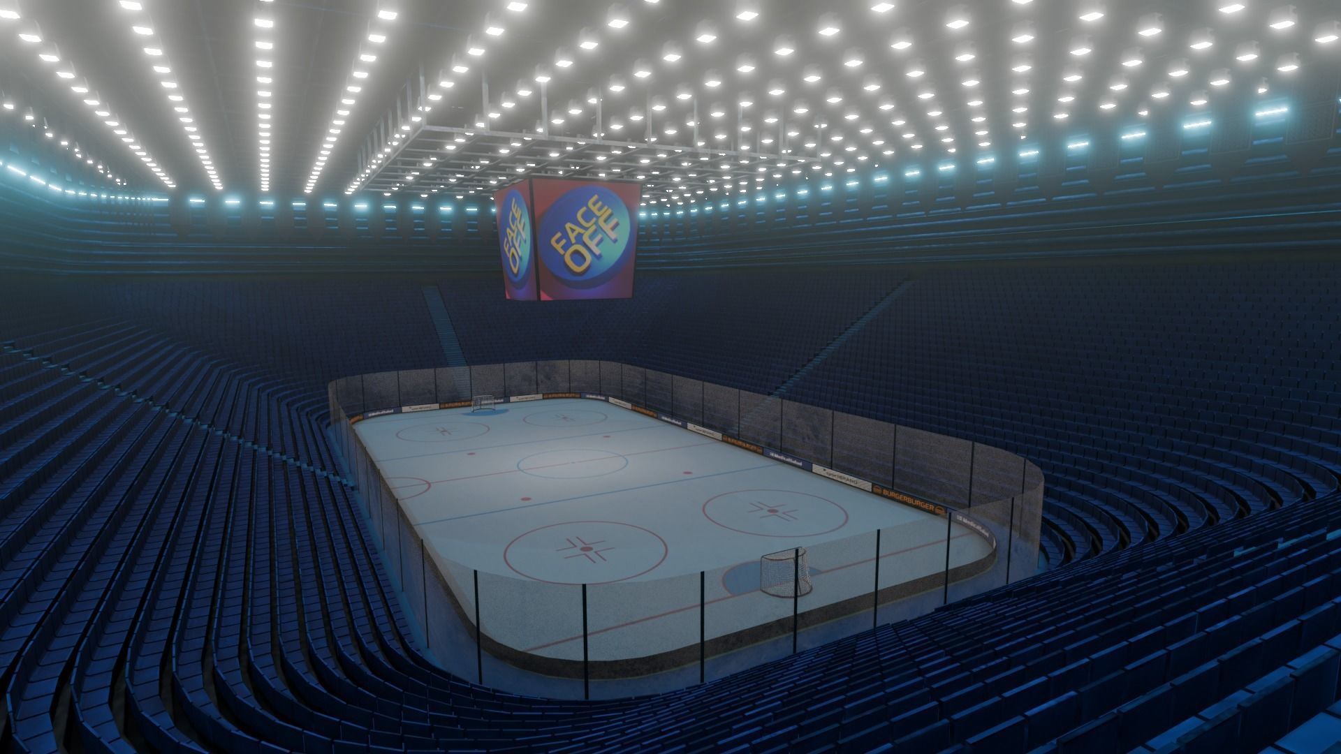 3D model VR Ice Hockey Stadium VR / AR / low-poly | CGTrader