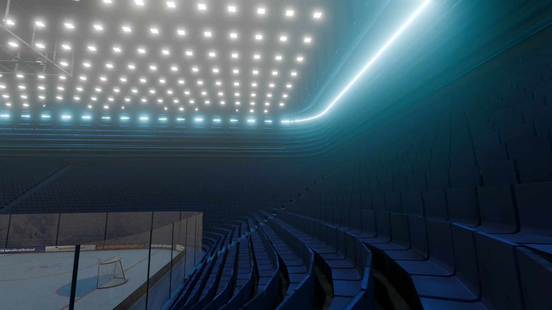 3D model VR Ice Hockey Stadium VR / AR / low-poly | CGTrader