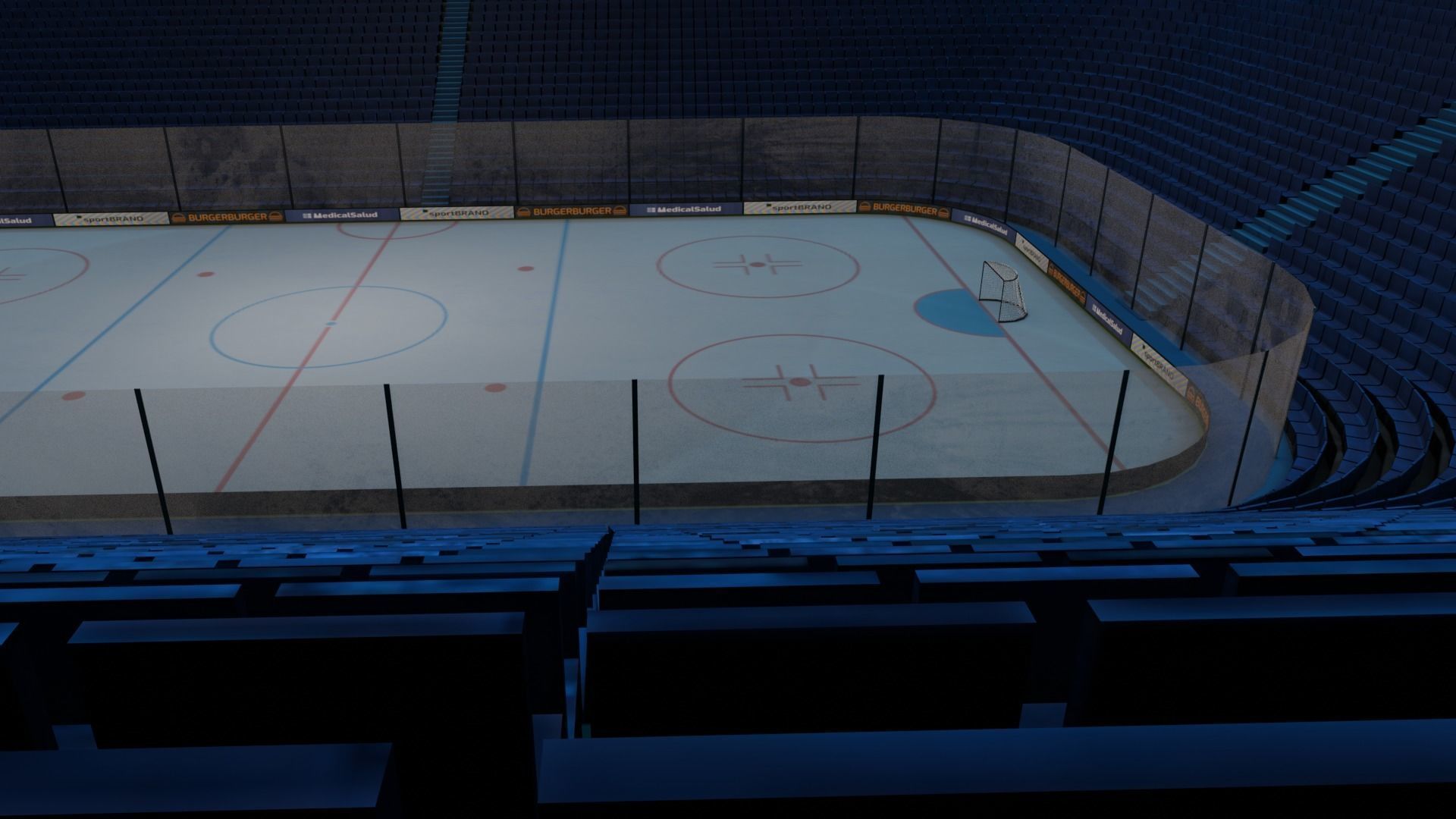 3D model VR Ice Hockey Stadium VR / AR / low-poly | CGTrader