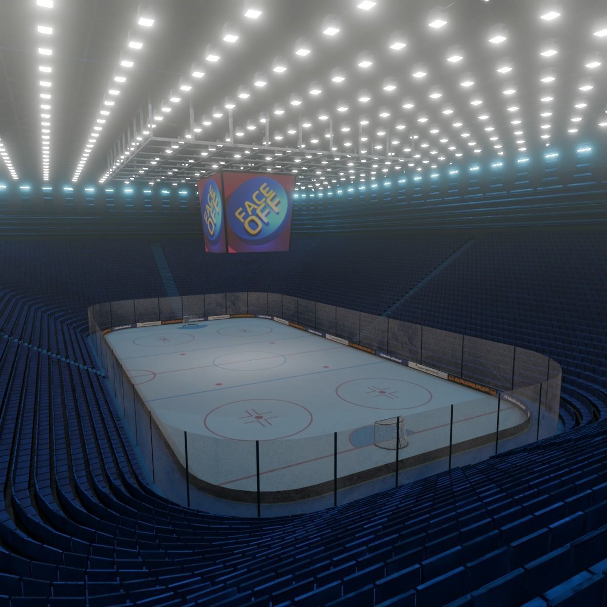 3D model VR Ice Hockey Stadium VR / AR / low-poly | CGTrader