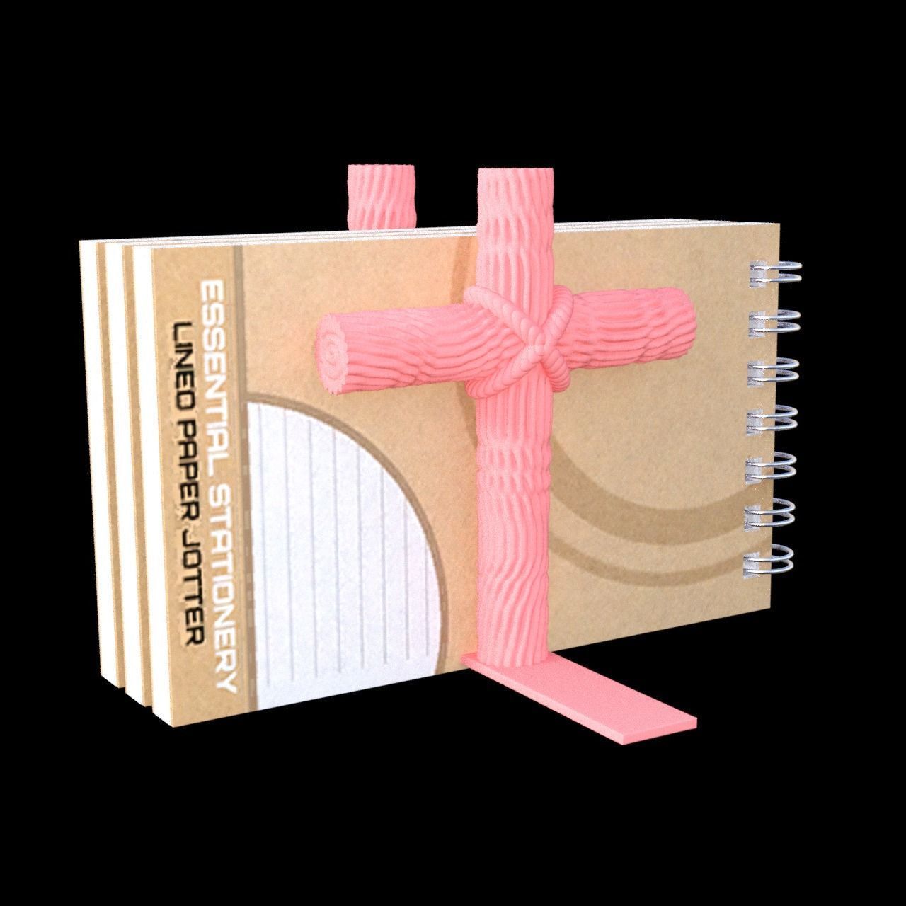 T Cross Book Holder 3D model 3D printable | CGTrader