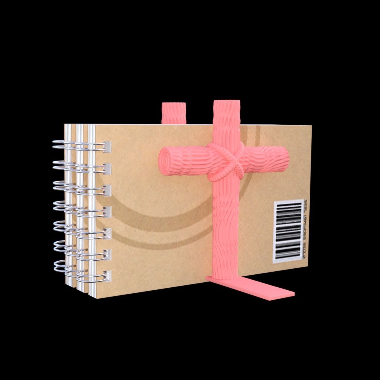 T Cross Book Holder 3D model 3D printable | CGTrader
