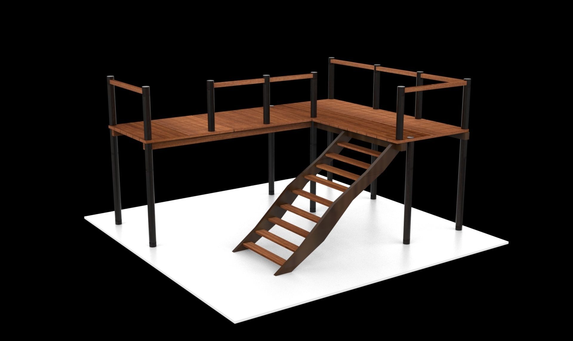 3D model Stairs and stuff VR / AR / low-poly | CGTrader
