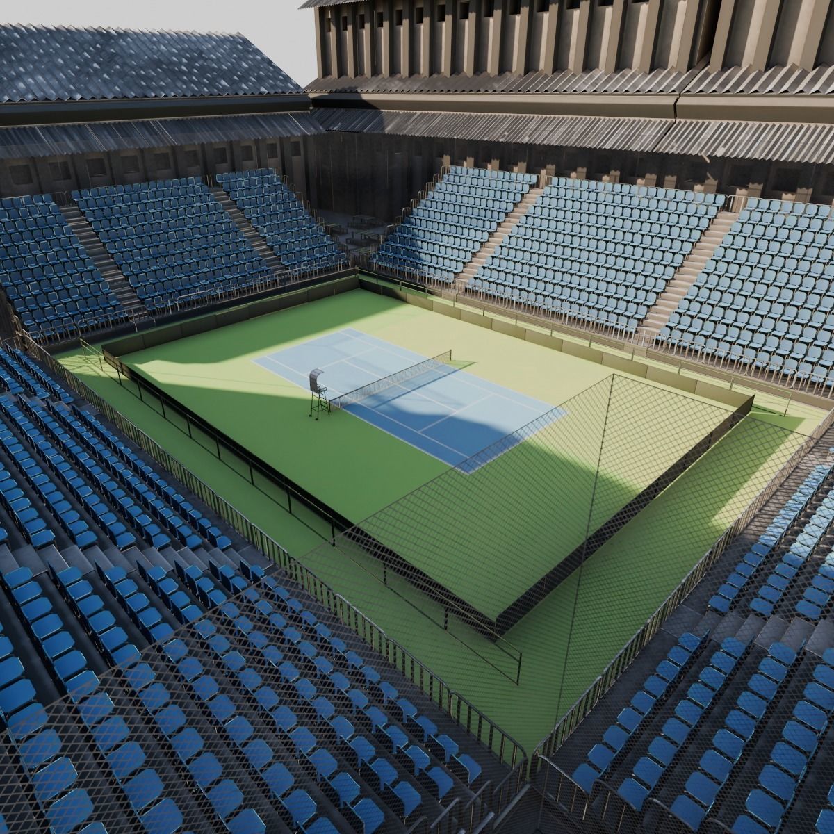 3D model VR Tennis Court VR / AR / low-poly | CGTrader