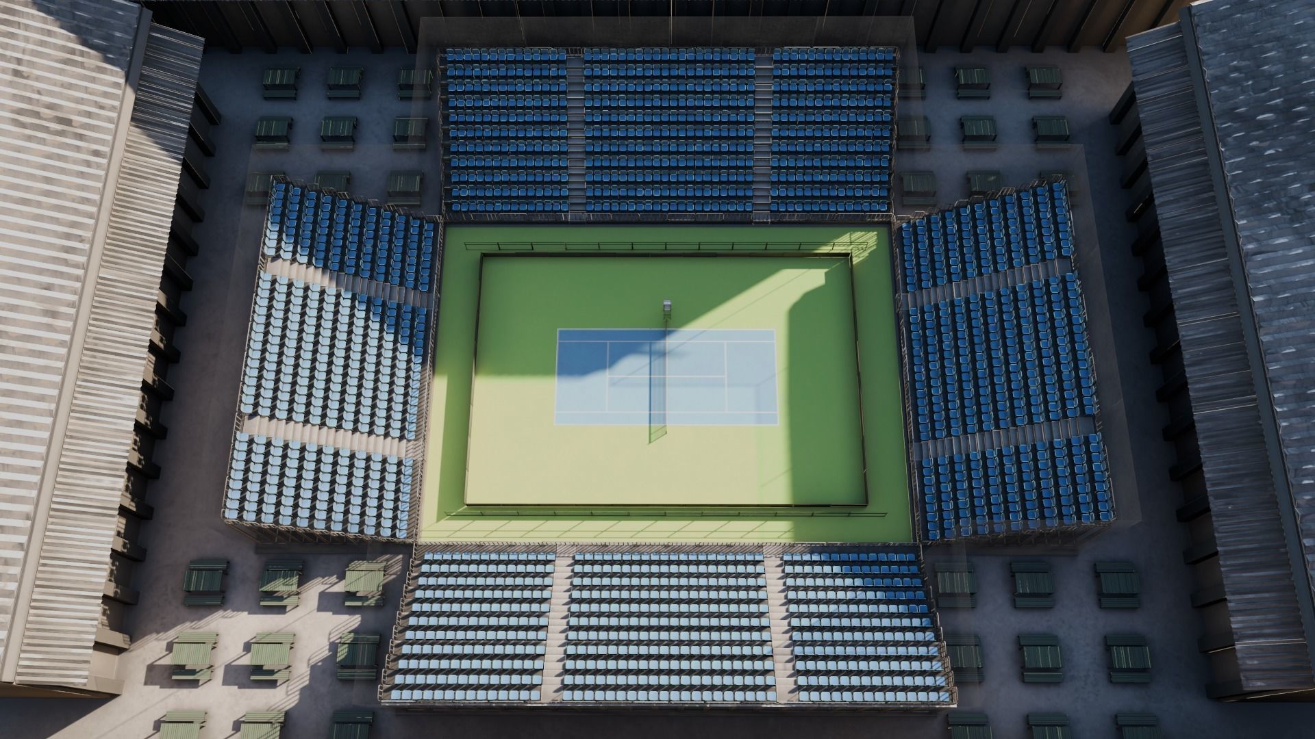 3D model VR Tennis Court VR / AR / low-poly | CGTrader