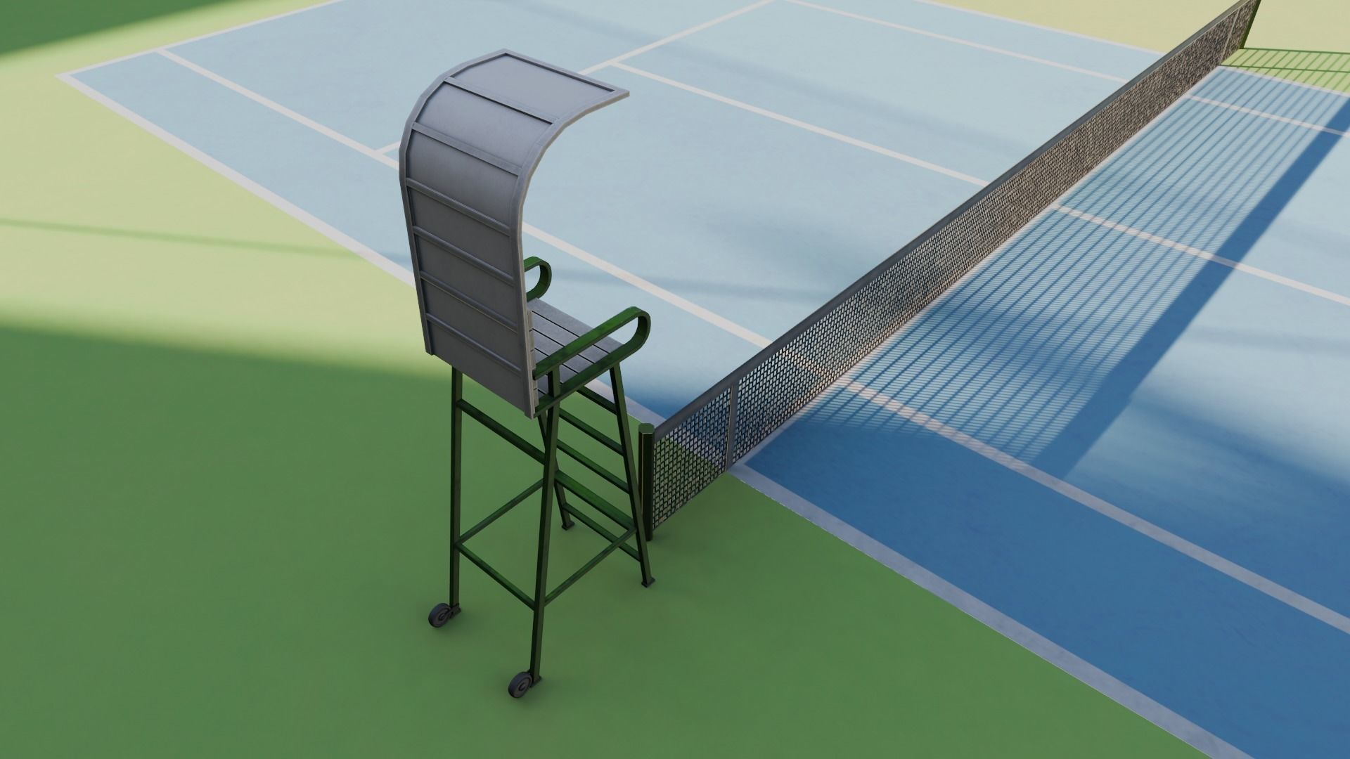 3D model VR Tennis Court VR / AR / low-poly | CGTrader