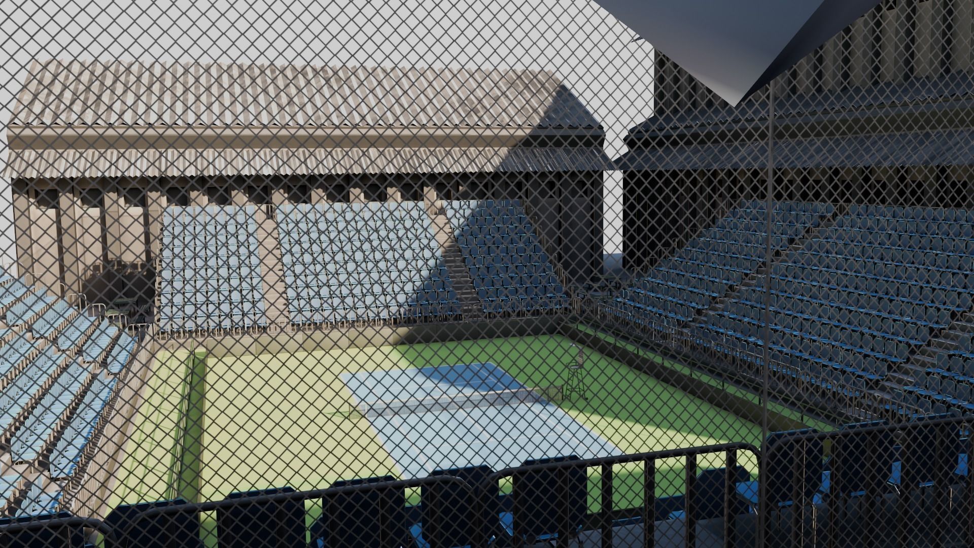 3D model VR Tennis Court VR / AR / low-poly | CGTrader