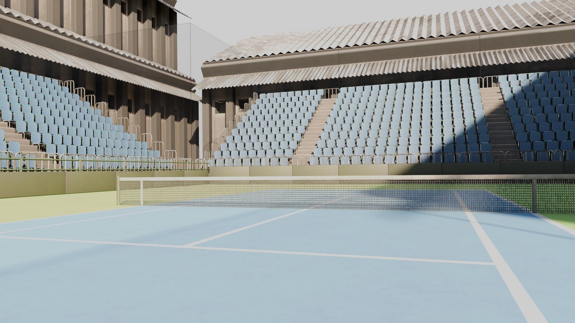 3D model VR Tennis Court VR / AR / low-poly | CGTrader