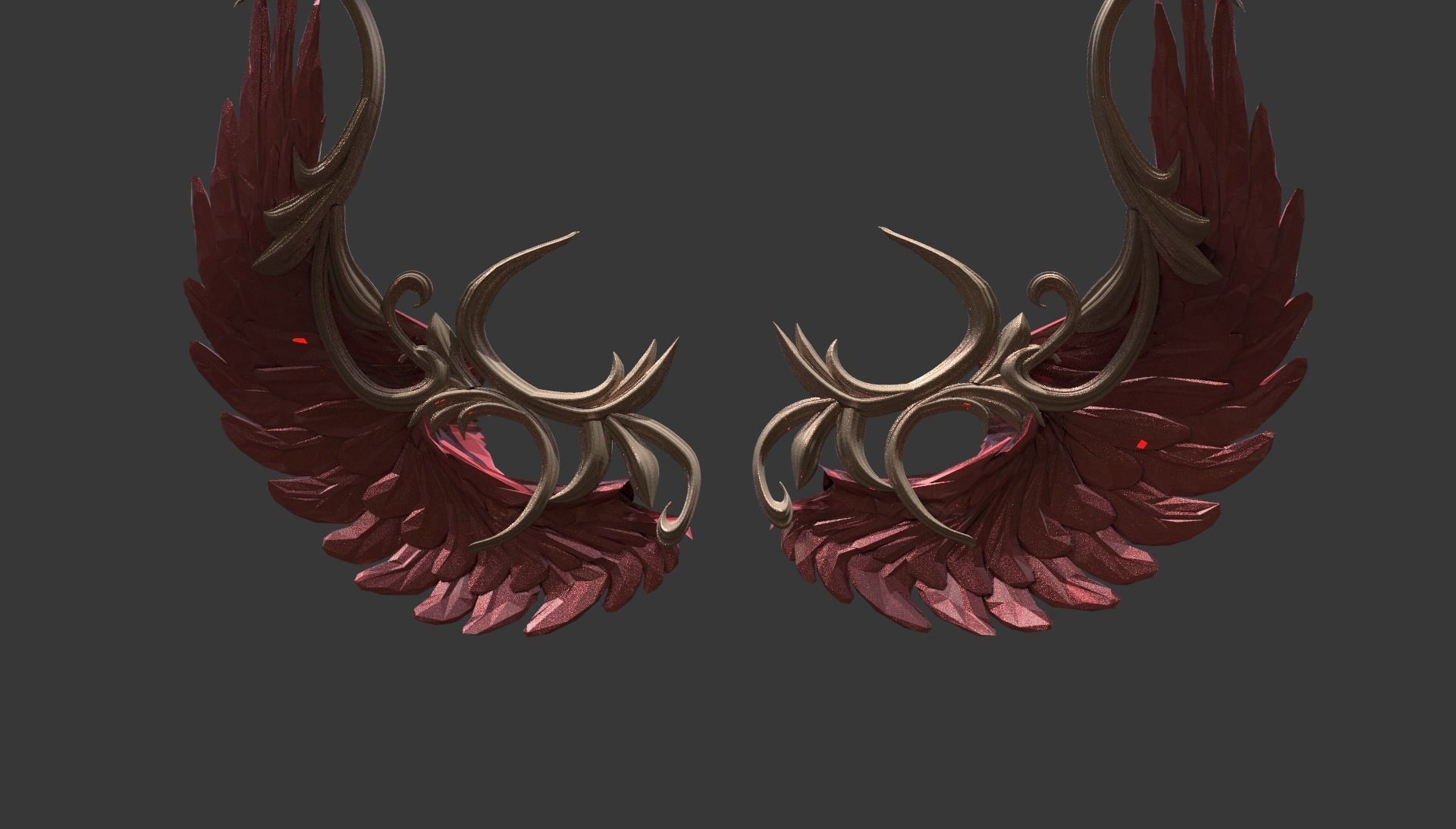 Templar Scorpion wall design 3D model | CGTrader