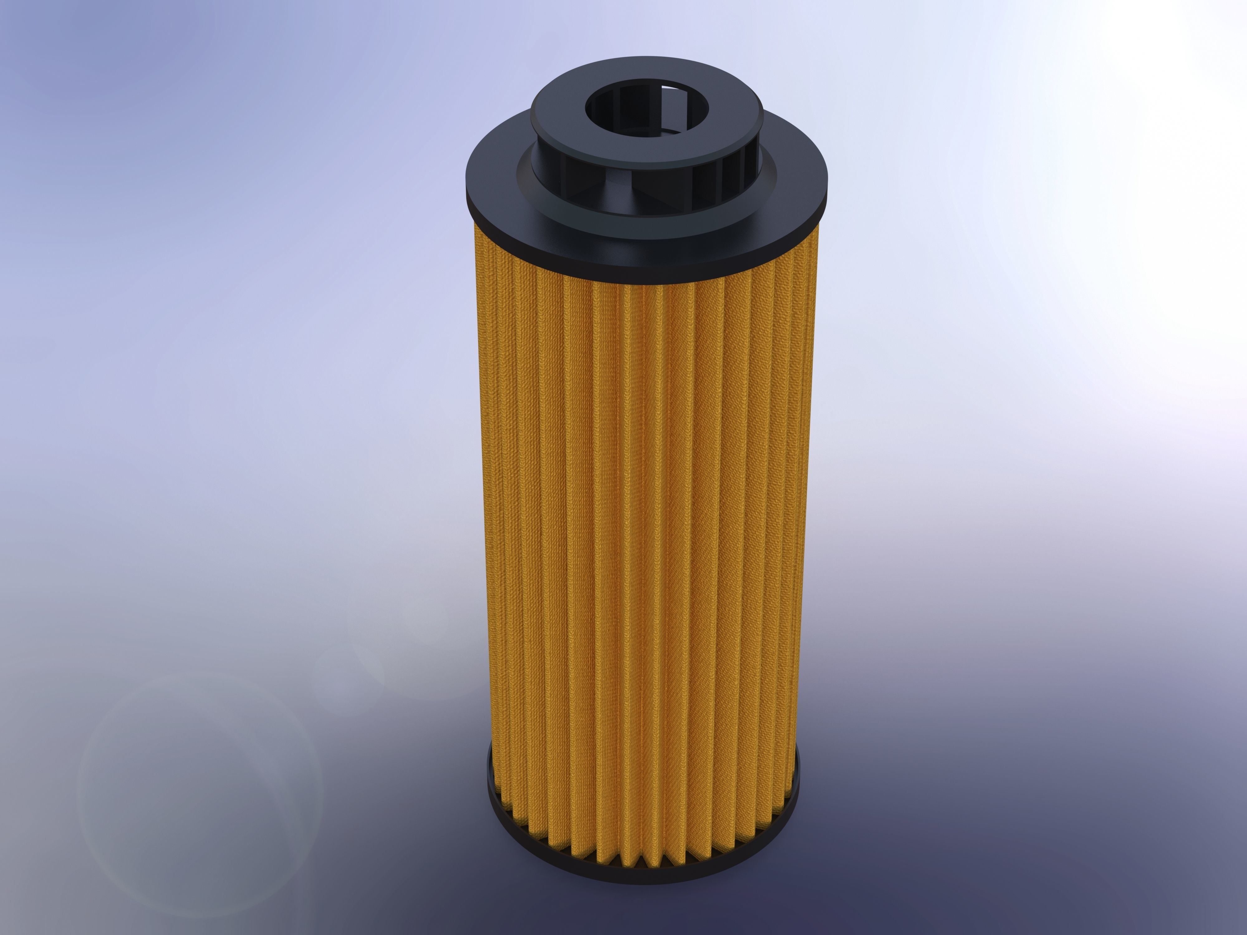 Engine Oil Filter 3D model 3D model rigged | CGTrader