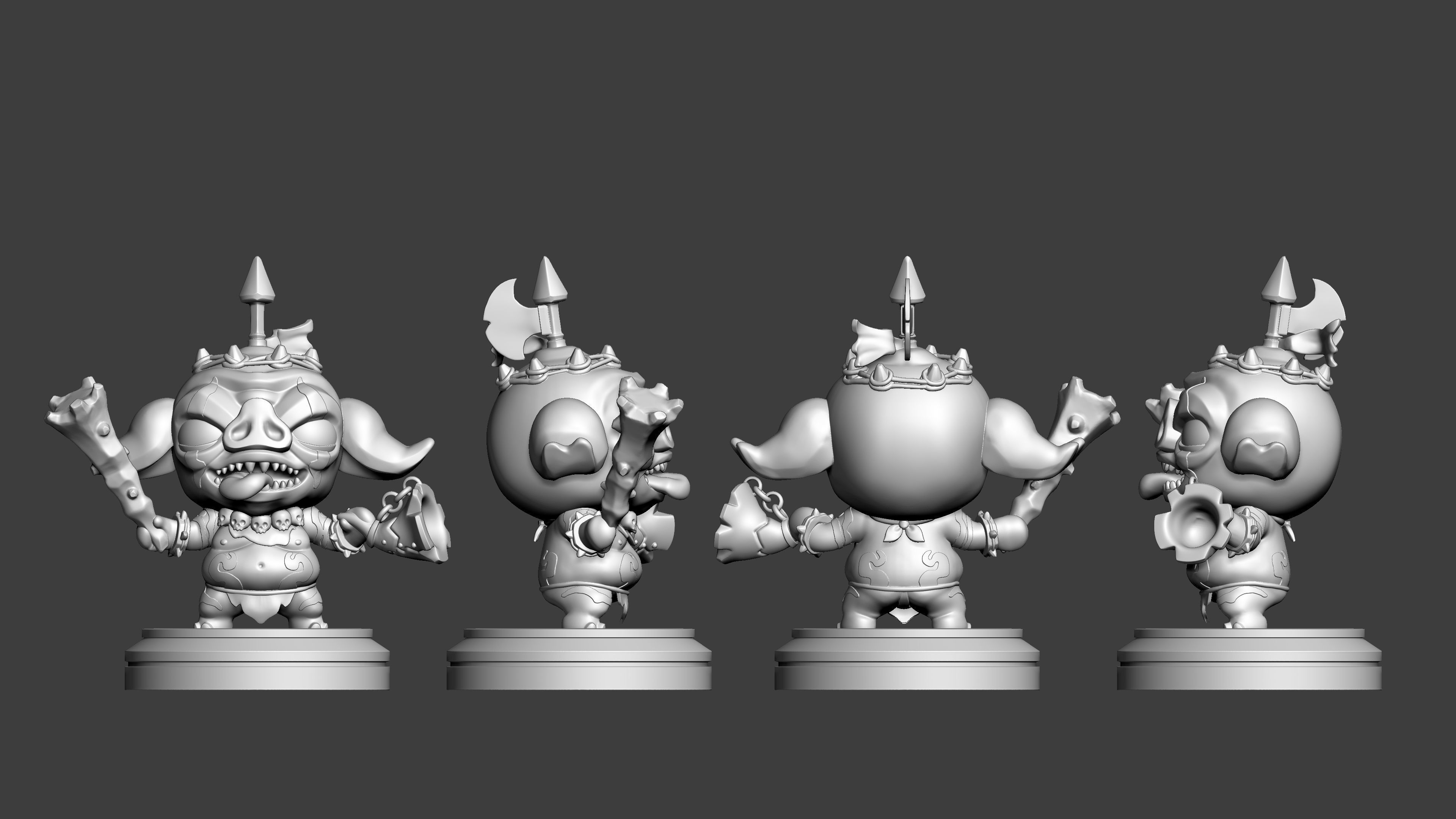 Chibi Boss Bokoblin 3D model 3D printable | CGTrader