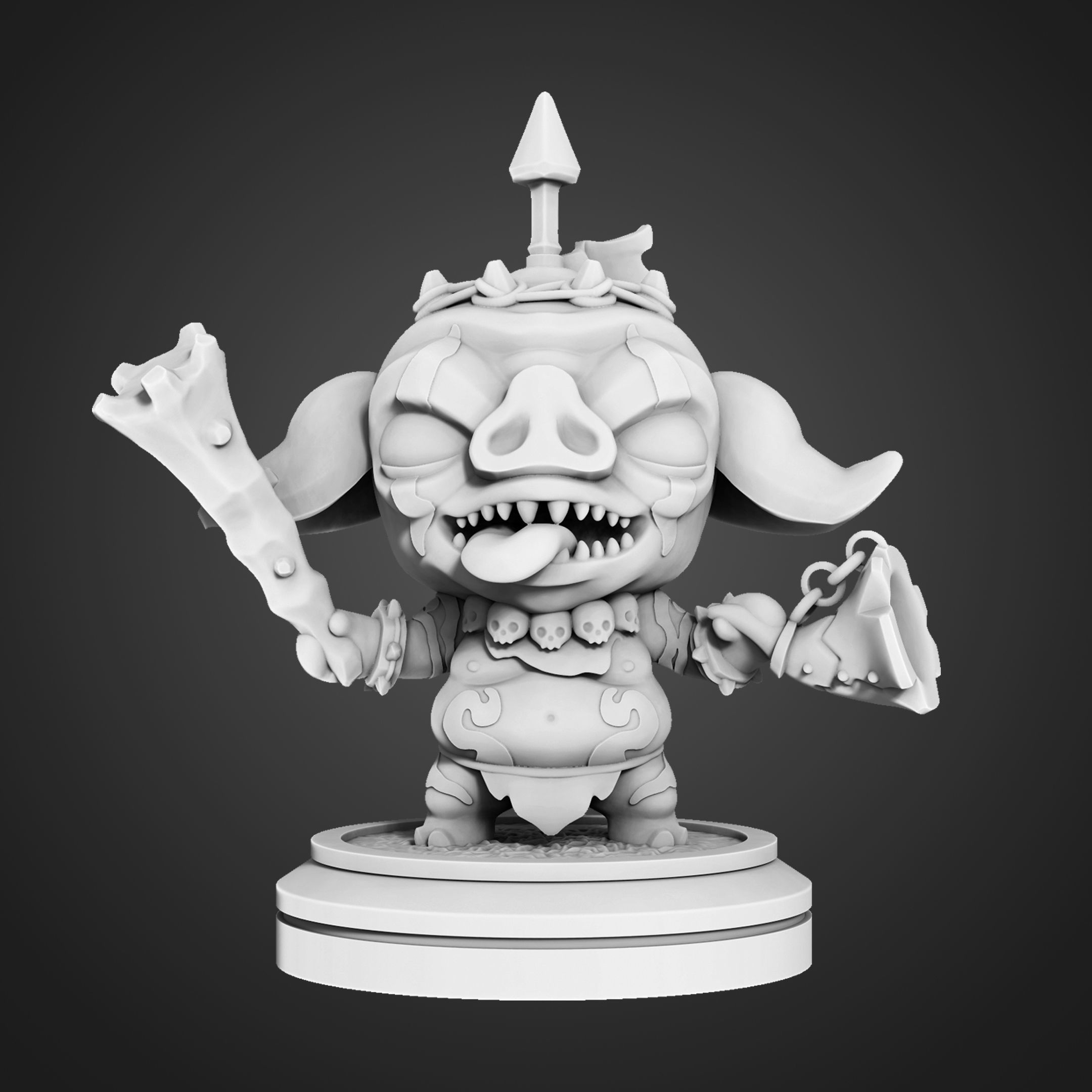 Chibi Boss Bokoblin 3D model 3D printable | CGTrader