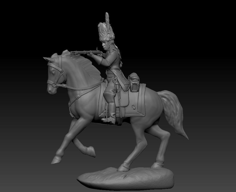 Napoleon Granadier soldier 3D model 3D printable | CGTrader