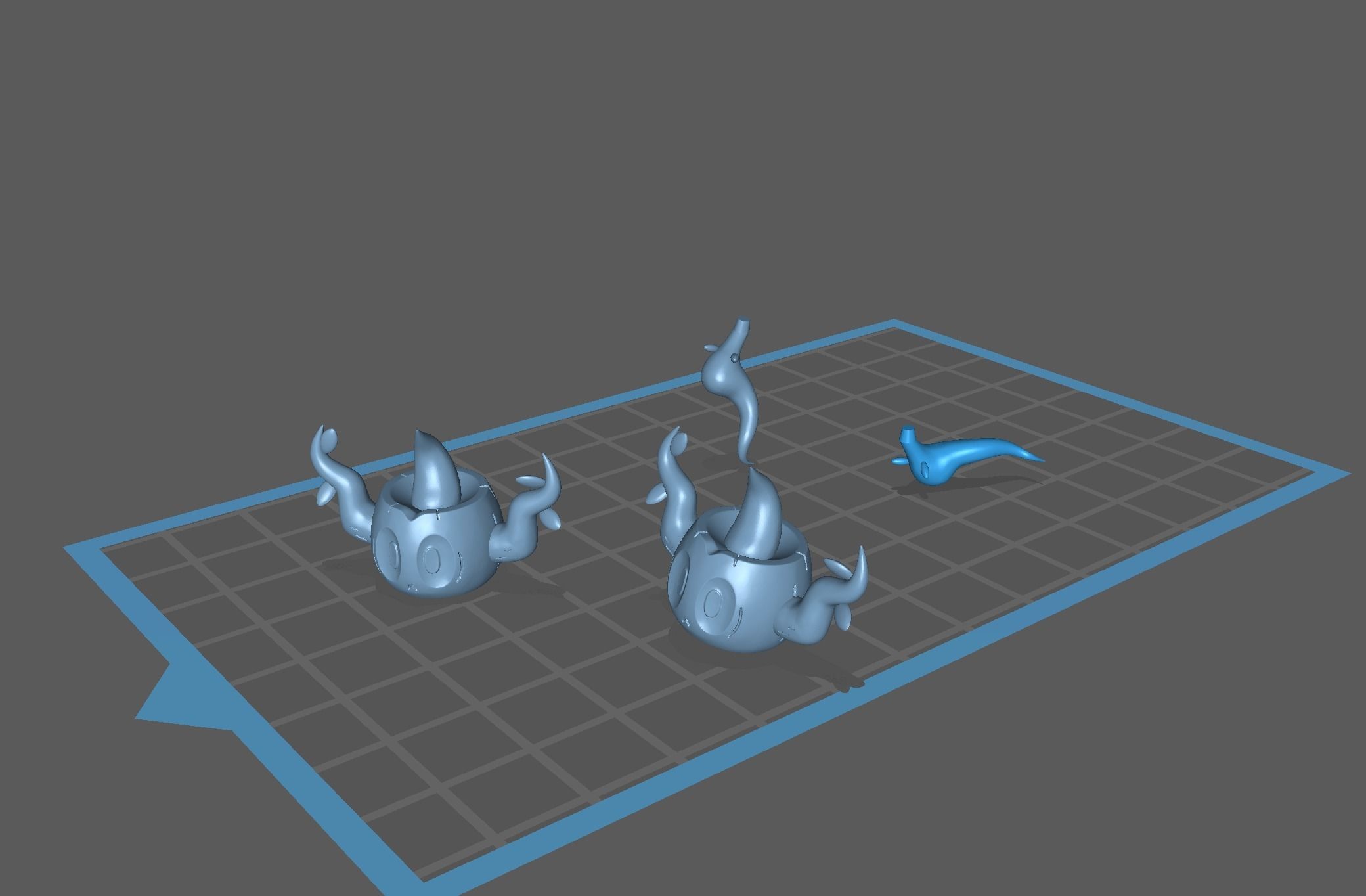 Phantump 2 poses presupported pokemon 3D print model 3D model 3D ...