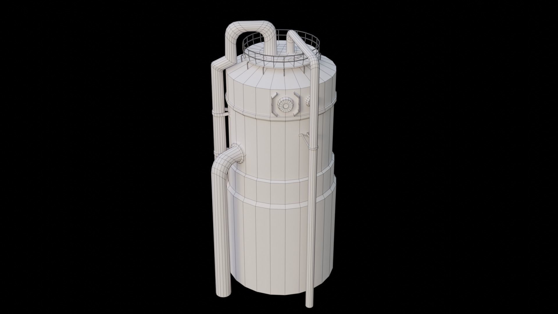 3D model Old Rust Water Tower VR / AR / low-poly | CGTrader
