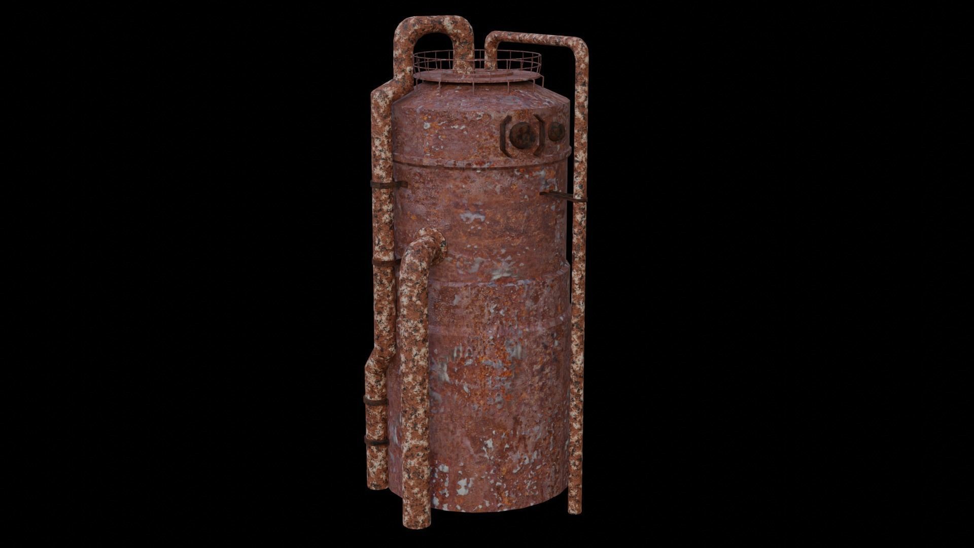 3D model Old Rust Water Tower VR / AR / low-poly | CGTrader