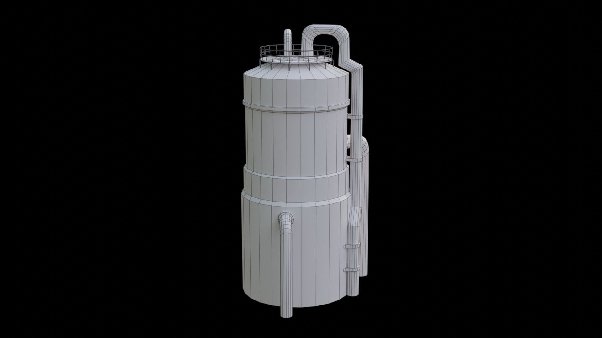 3D model Old Rust Water Tower VR / AR / low-poly | CGTrader