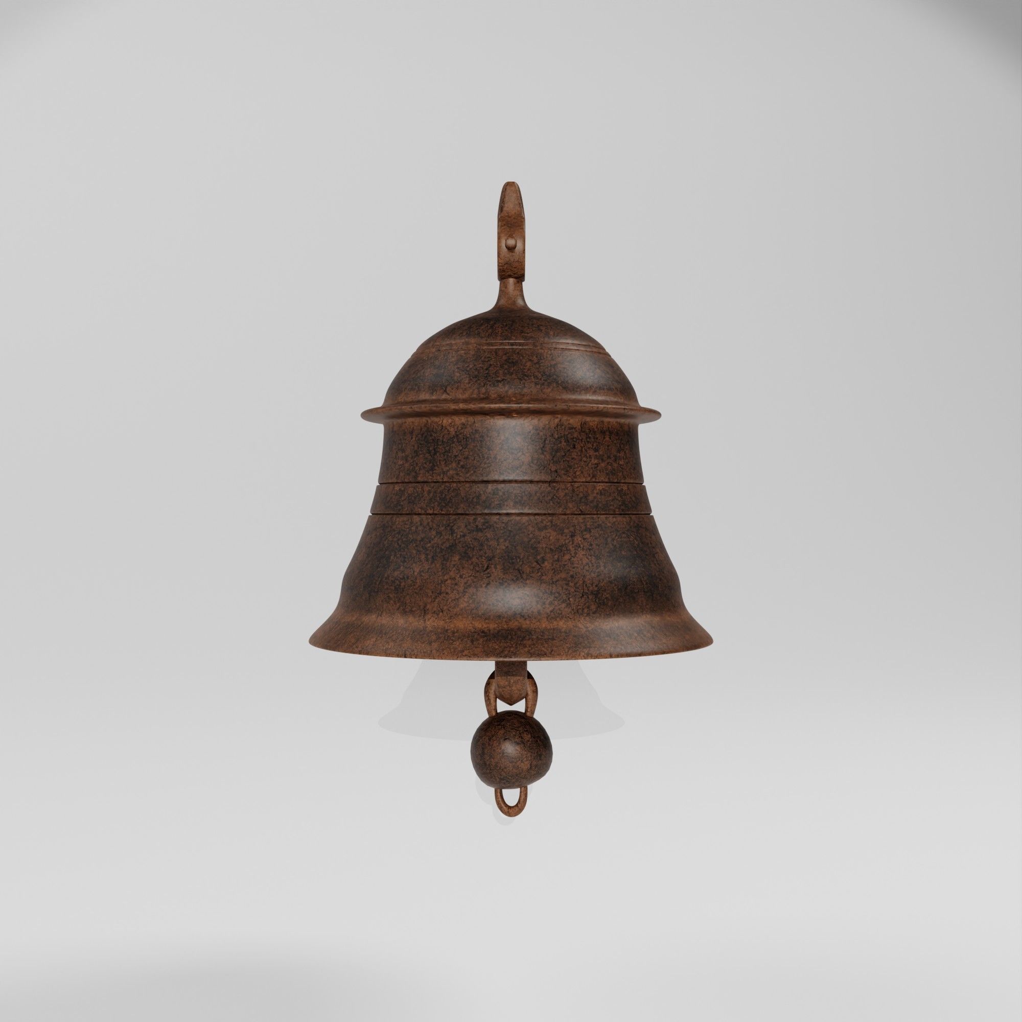 Rustic Temple Bell 3D model | CGTrader