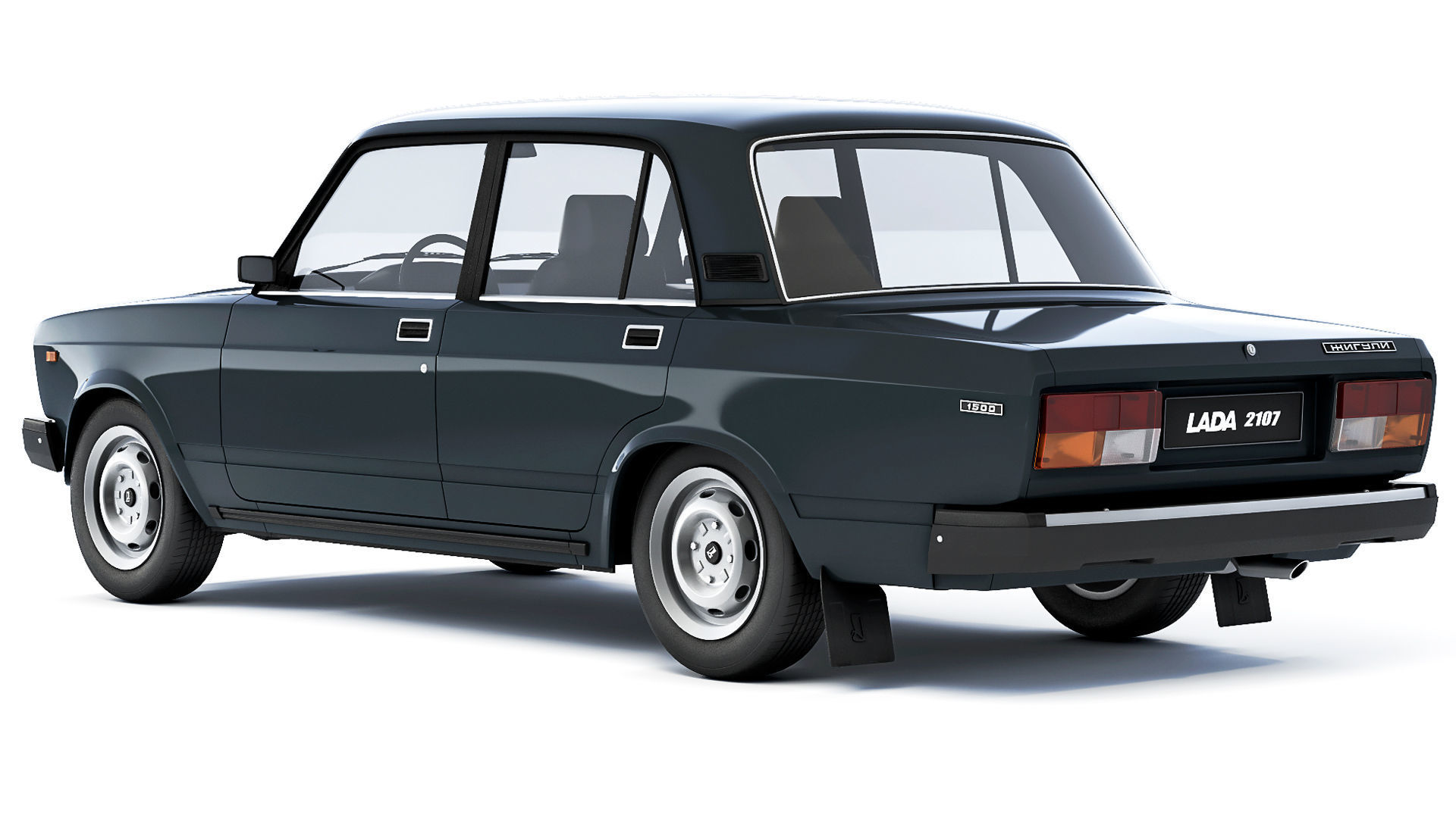VAZ Lada 2107 1982 3D model | CGTrader