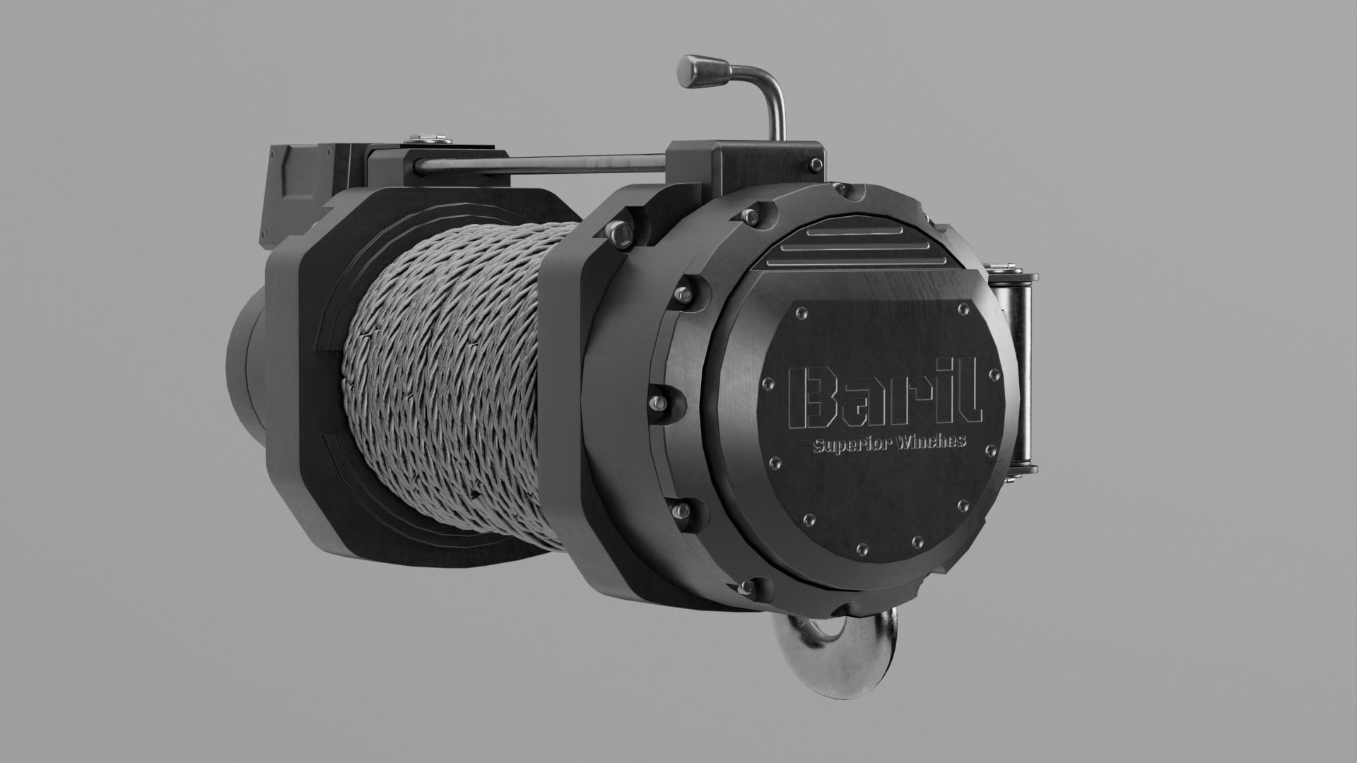 Winch Fully Detailed 3D model | CGTrader