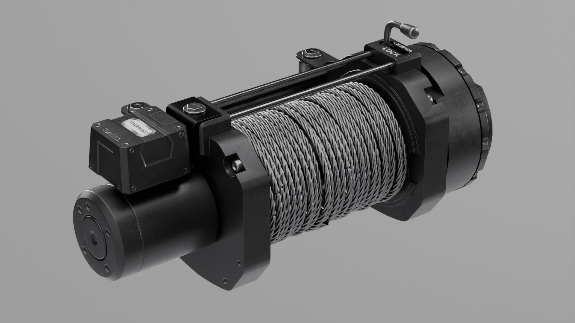 Winch Fully Detailed 3D model | CGTrader
