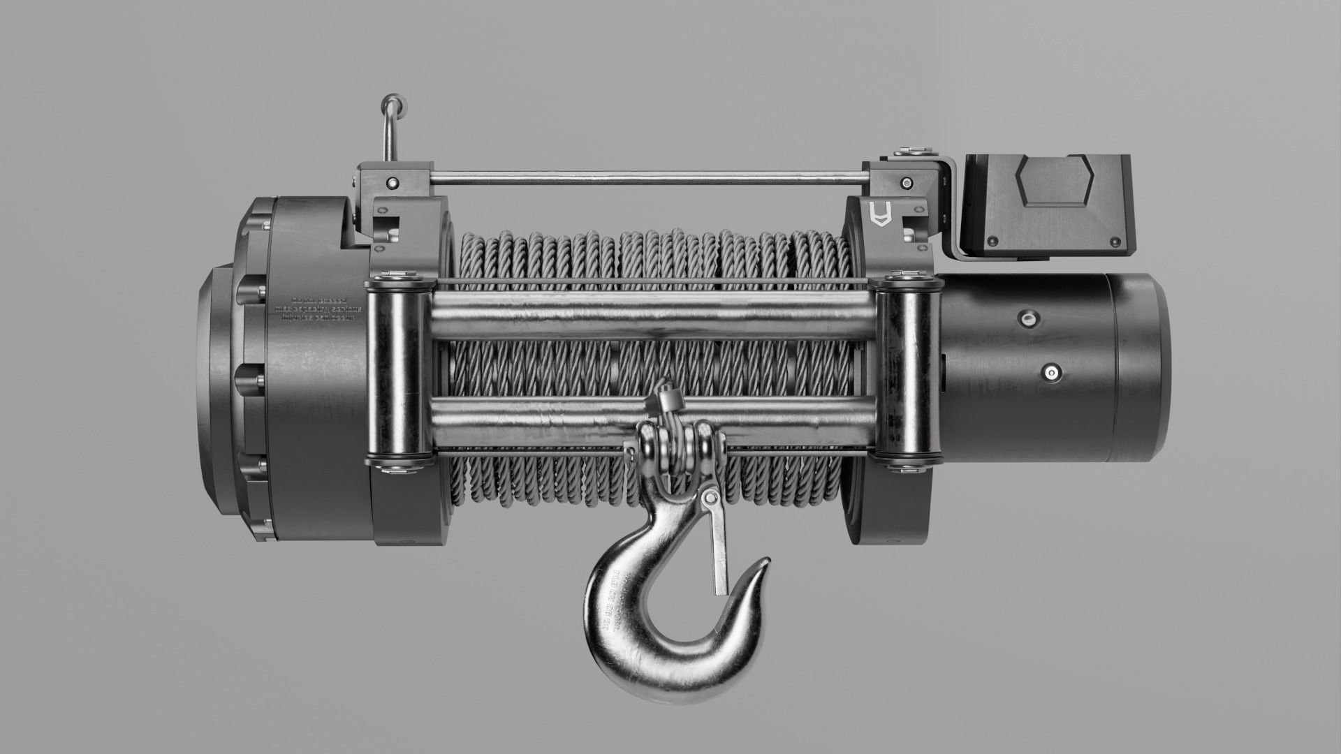Winch Fully Detailed 3D model | CGTrader