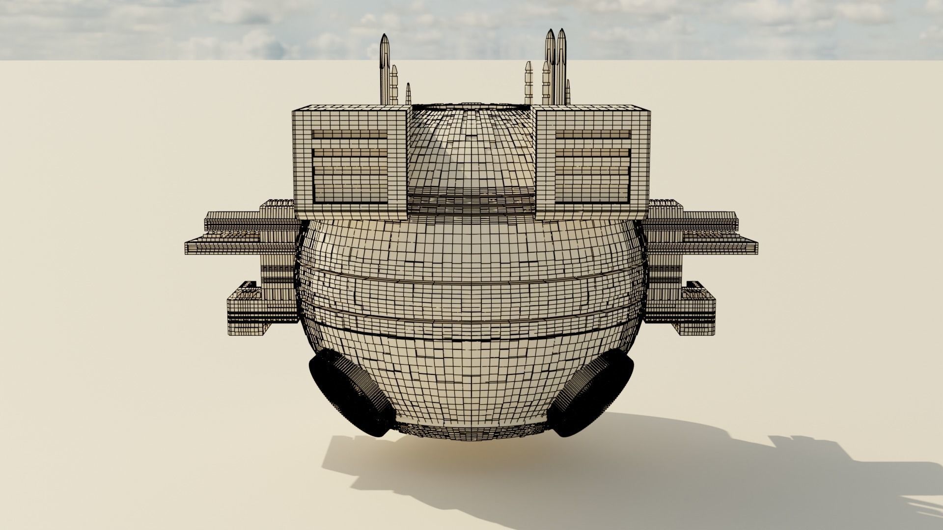 3D model Futuristic drone 3D model VR / AR / low-poly | CGTrader