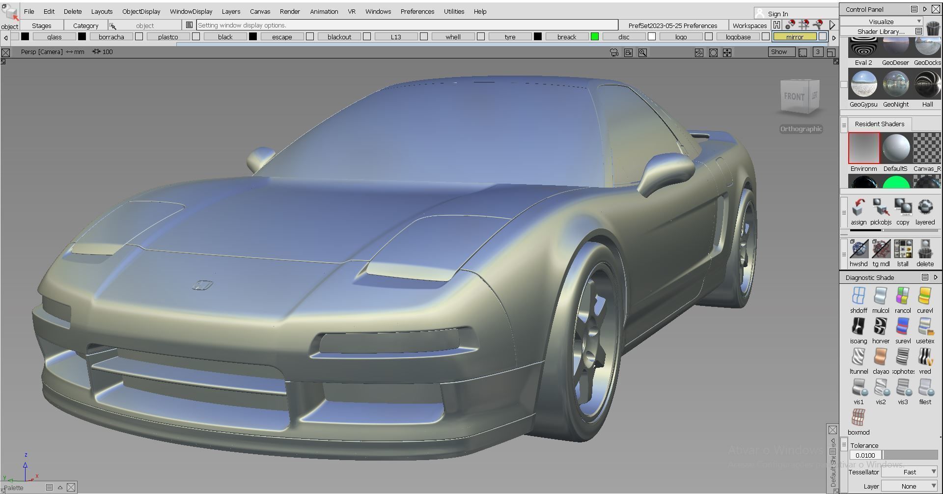 Honda NSX Alias 3d Model 3D model | CGTrader