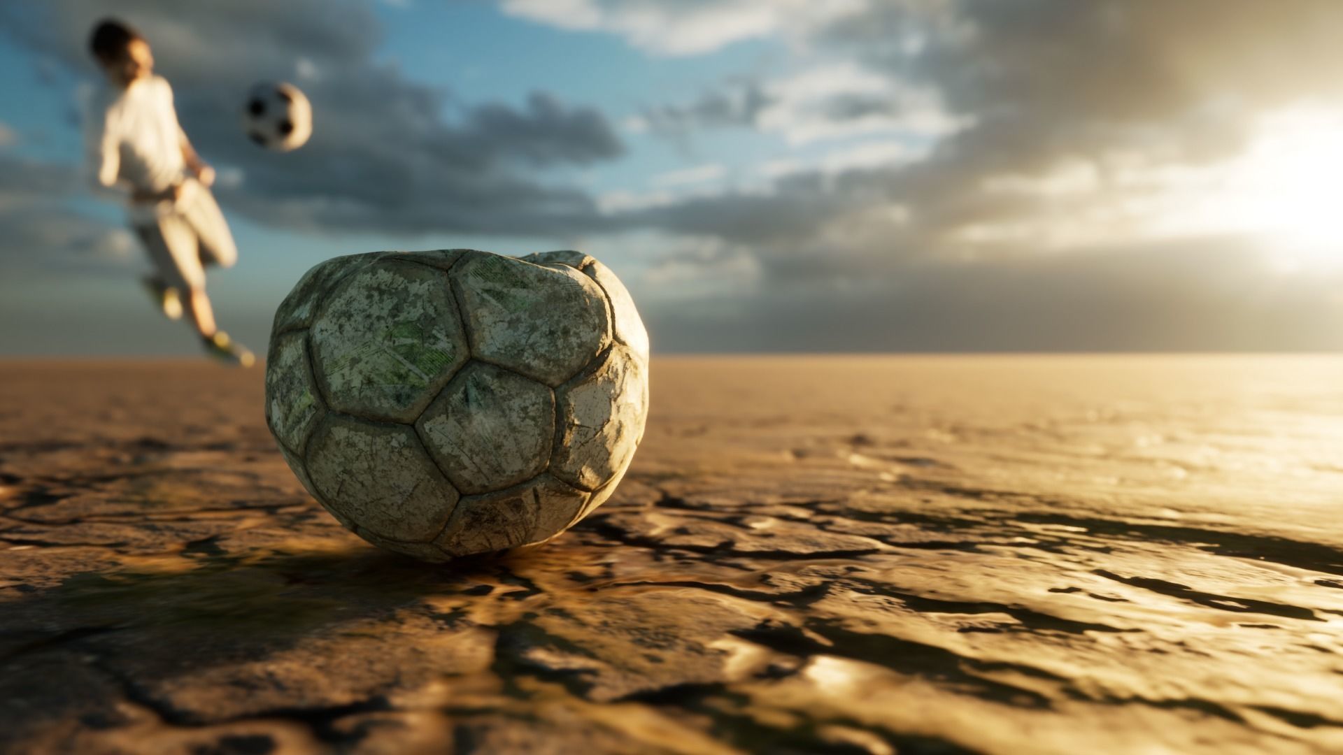 3D model Football animation scene VR / AR / low-poly | CGTrader