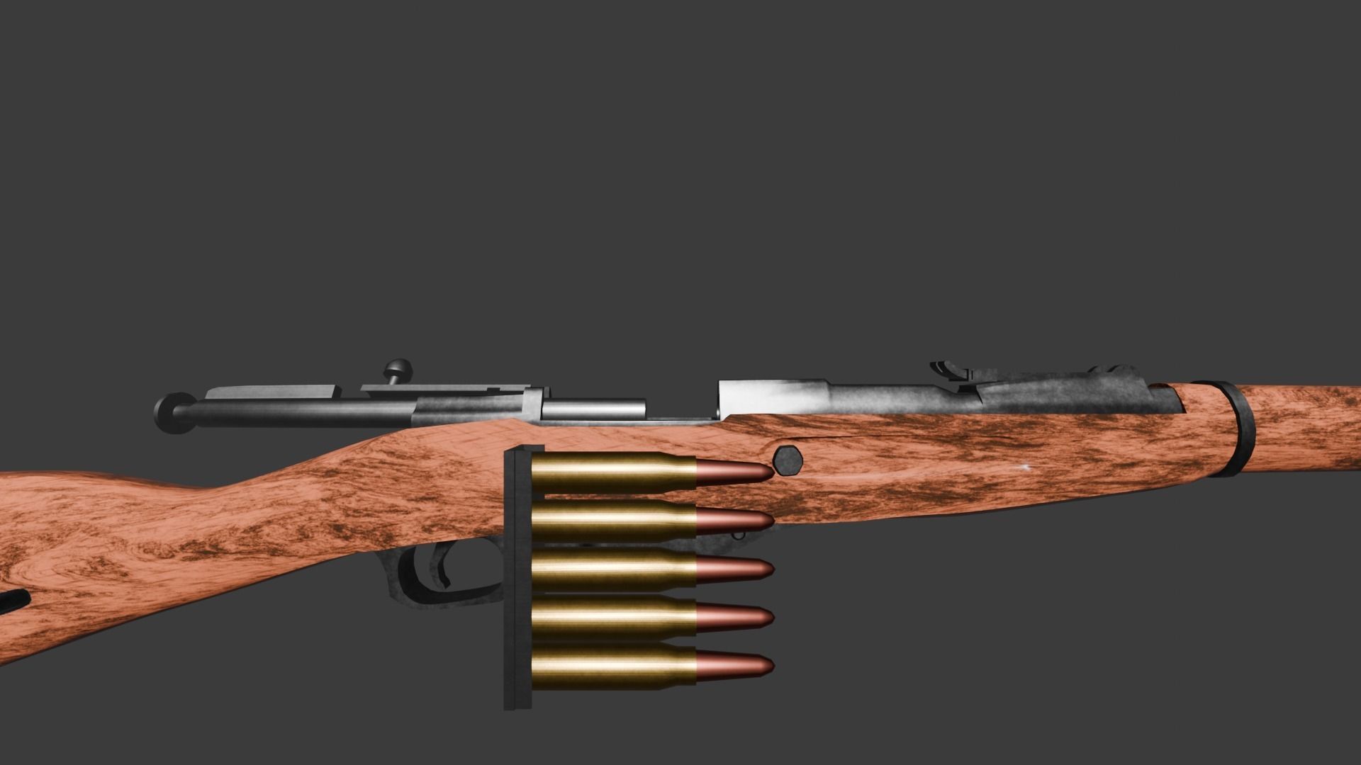 WW2 Mosin Nagant - Game Ready free VR / AR / low-poly 3D model rigged ...