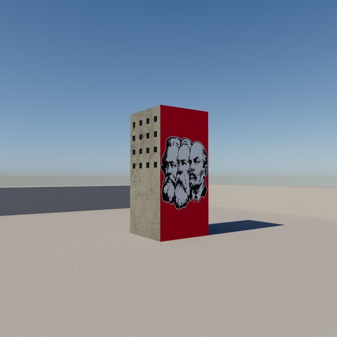 3D model Building communism VR / AR / low-poly | CGTrader
