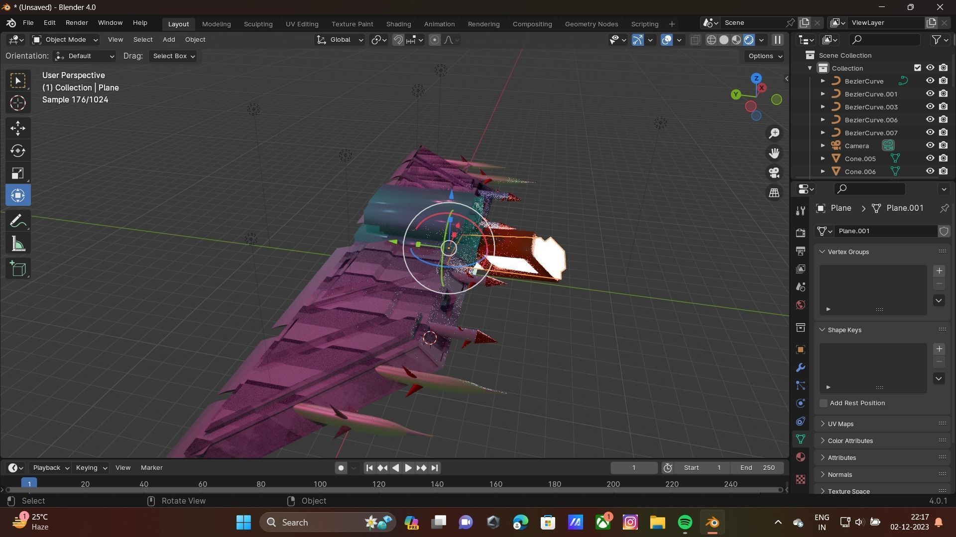 3D model airoplane VR / AR / low-poly | CGTrader