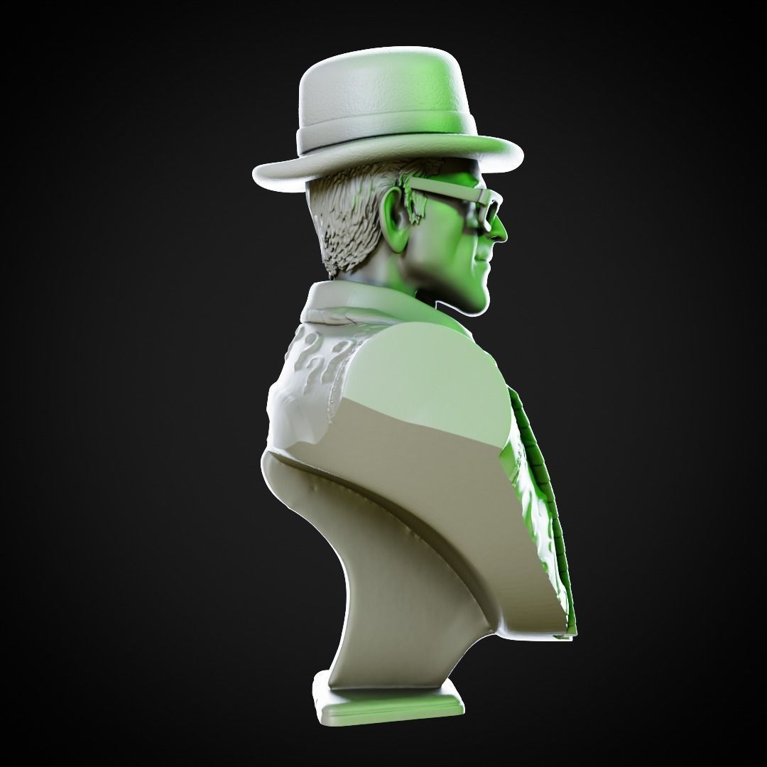 The Riddler - Batman Arkham Asylum Bust 3D model 3D printable | CGTrader