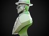 The Riddler - Batman Arkham Asylum Bust 3D model 3D printable | CGTrader