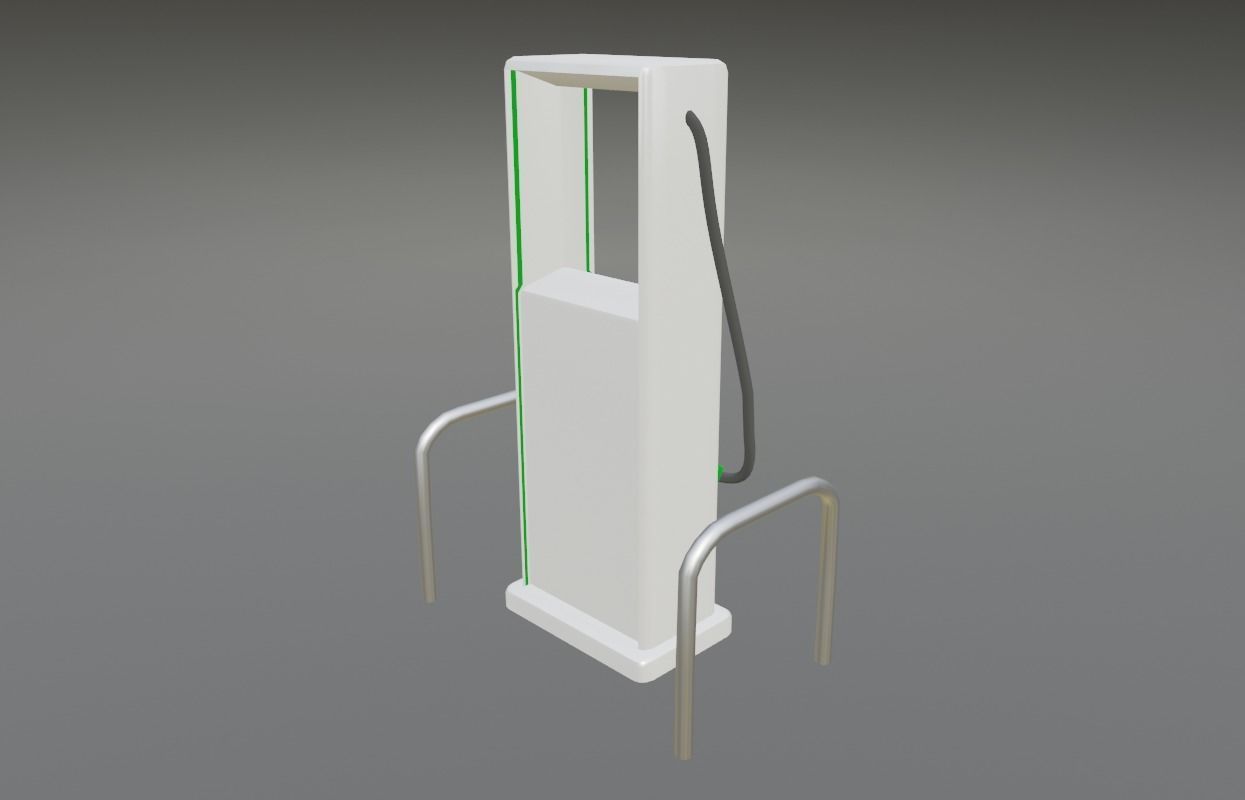 Low Poly Vehicle Charging Port 3D model | CGTrader