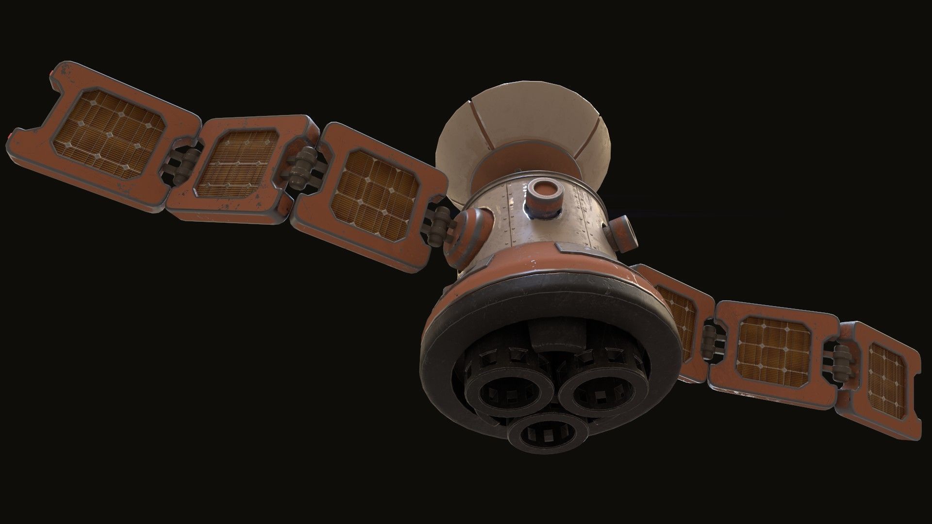 Stylized Satellite 3D model | CGTrader