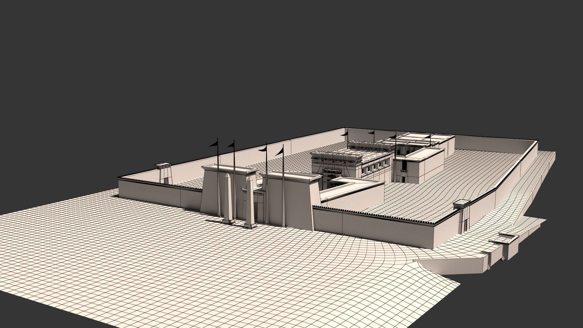 Luxor Temple Egypt 3D model | CGTrader