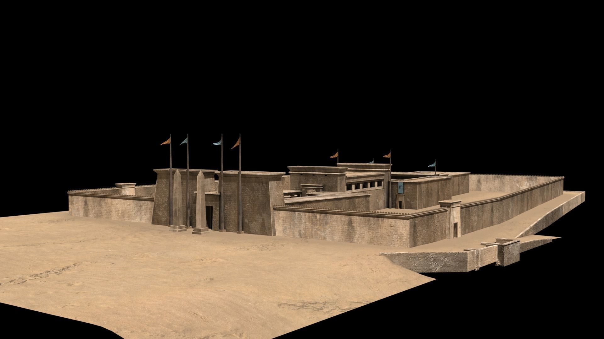 Luxor Temple Egypt 3D model | CGTrader