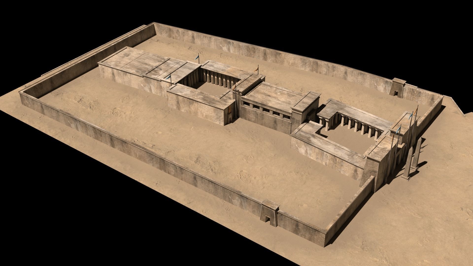 Luxor Temple Egypt 3D model | CGTrader