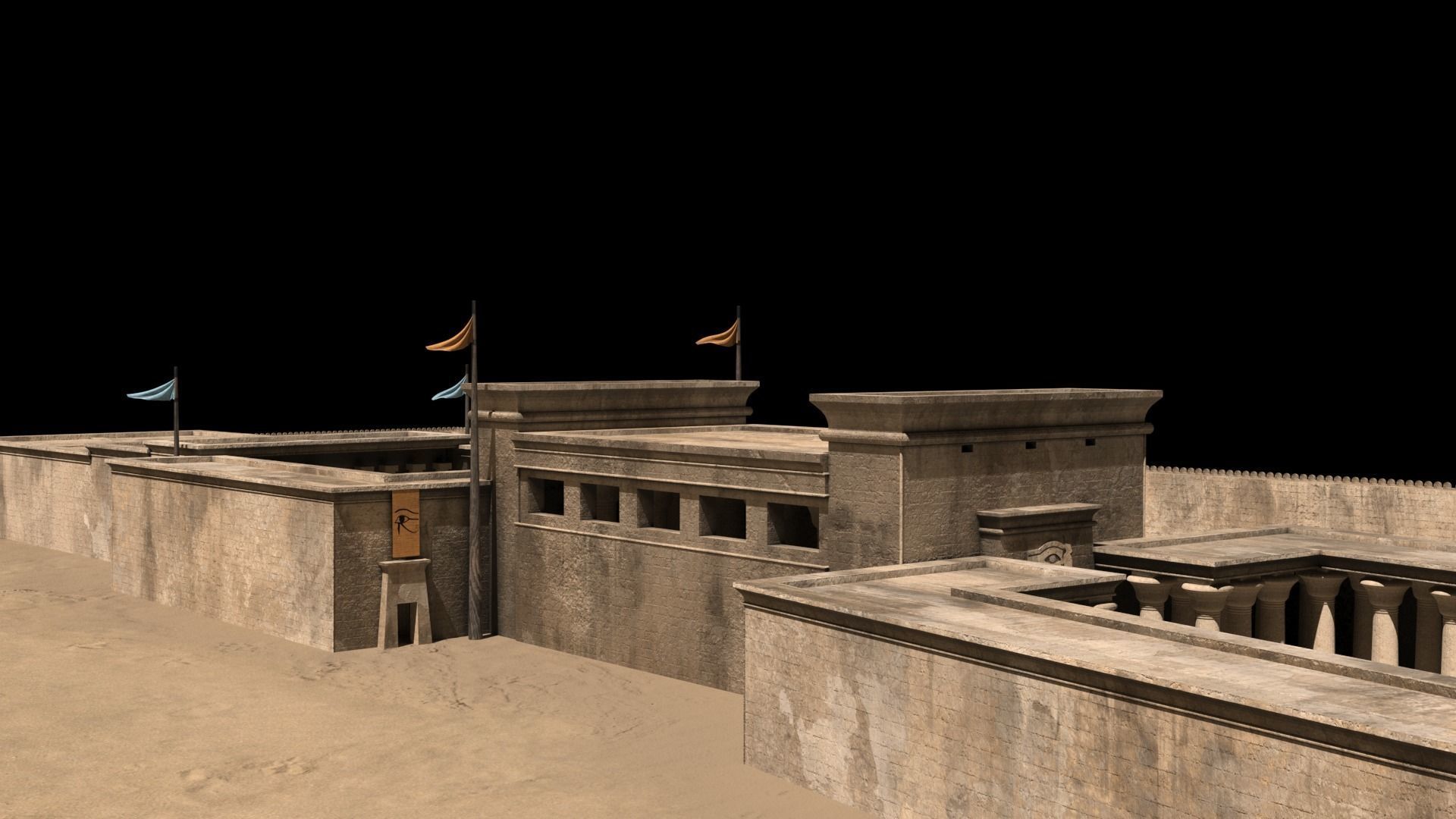 Luxor Temple Egypt 3D model | CGTrader
