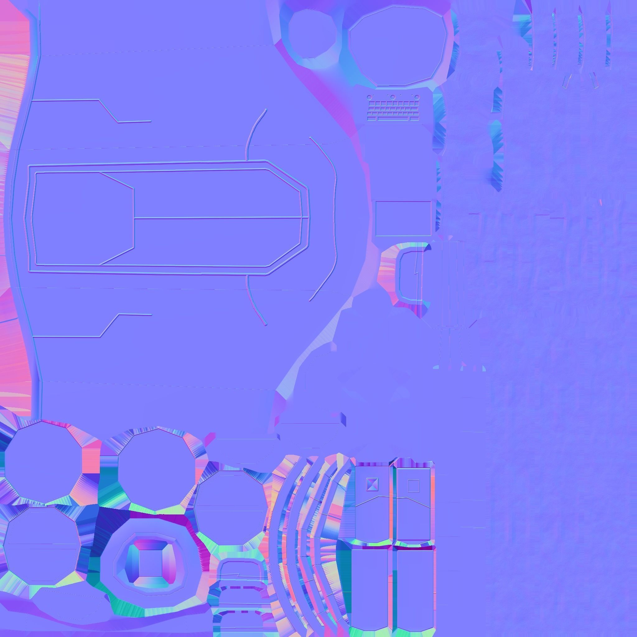 3D model Sci-Fi Cryo Chamber Cryopod - Game Ready VR / AR / low-poly ...