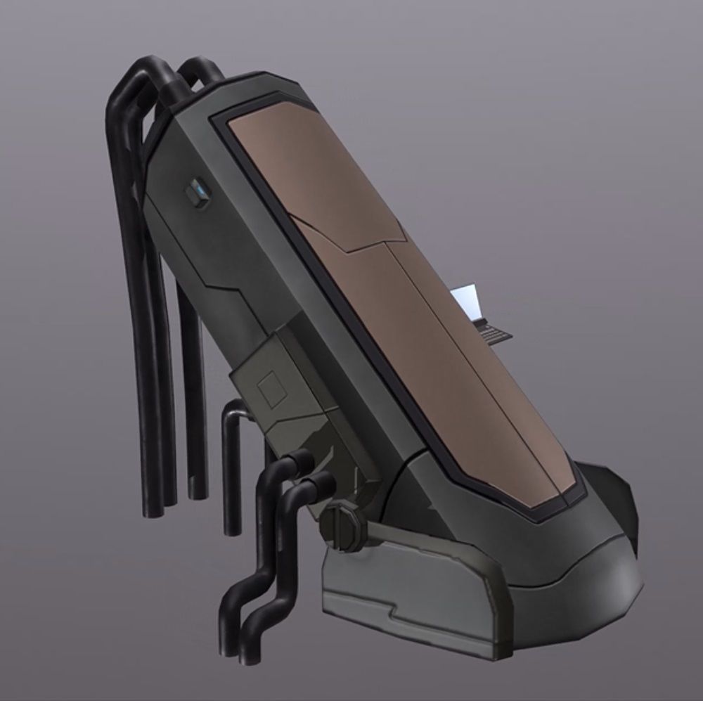 3D model Sci-Fi Cryo Chamber Cryopod - Game Ready VR / AR / low-poly ...