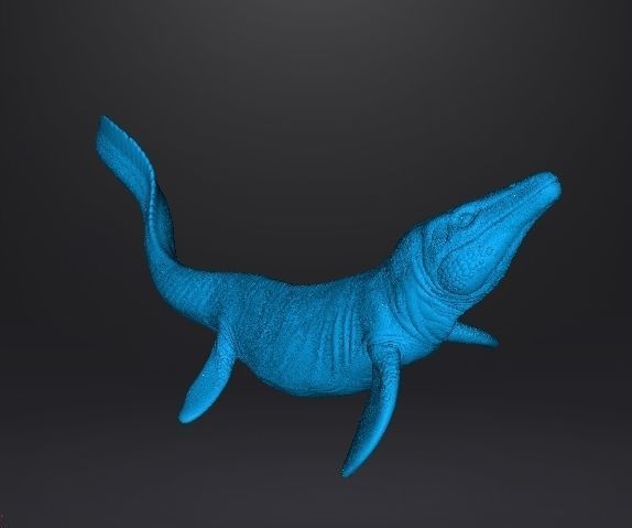 MOSASAURUS REALISTIC FIGURE MINIATURE MODEL DINOSAUR WILDLIFE 3D model ...