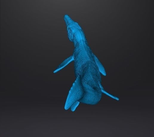 MOSASAURUS REALISTIC FIGURE MINIATURE MODEL DINOSAUR WILDLIFE 3D model ...