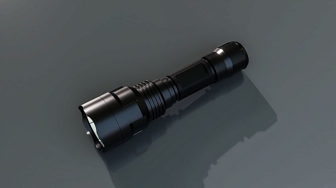 Tactical Flashlight 3D model | CGTrader