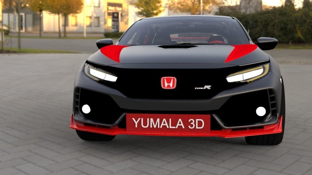 Honda Civic Modified free 3D model | CGTrader