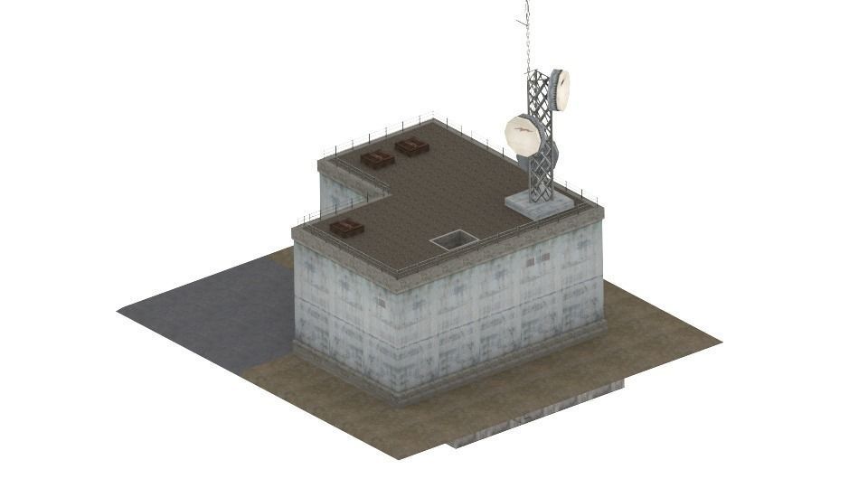 Free Radar Building free VR / AR / low-poly 3D model | CGTrader