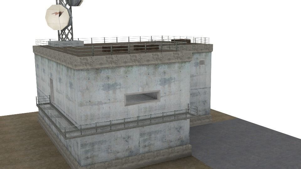 Free Radar Building free VR / AR / low-poly 3D model | CGTrader