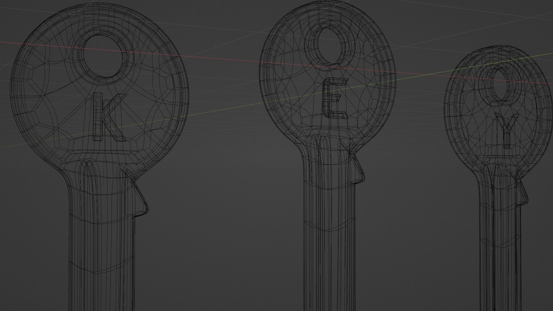 3D model Key without Teeth VR / AR / low-poly | CGTrader